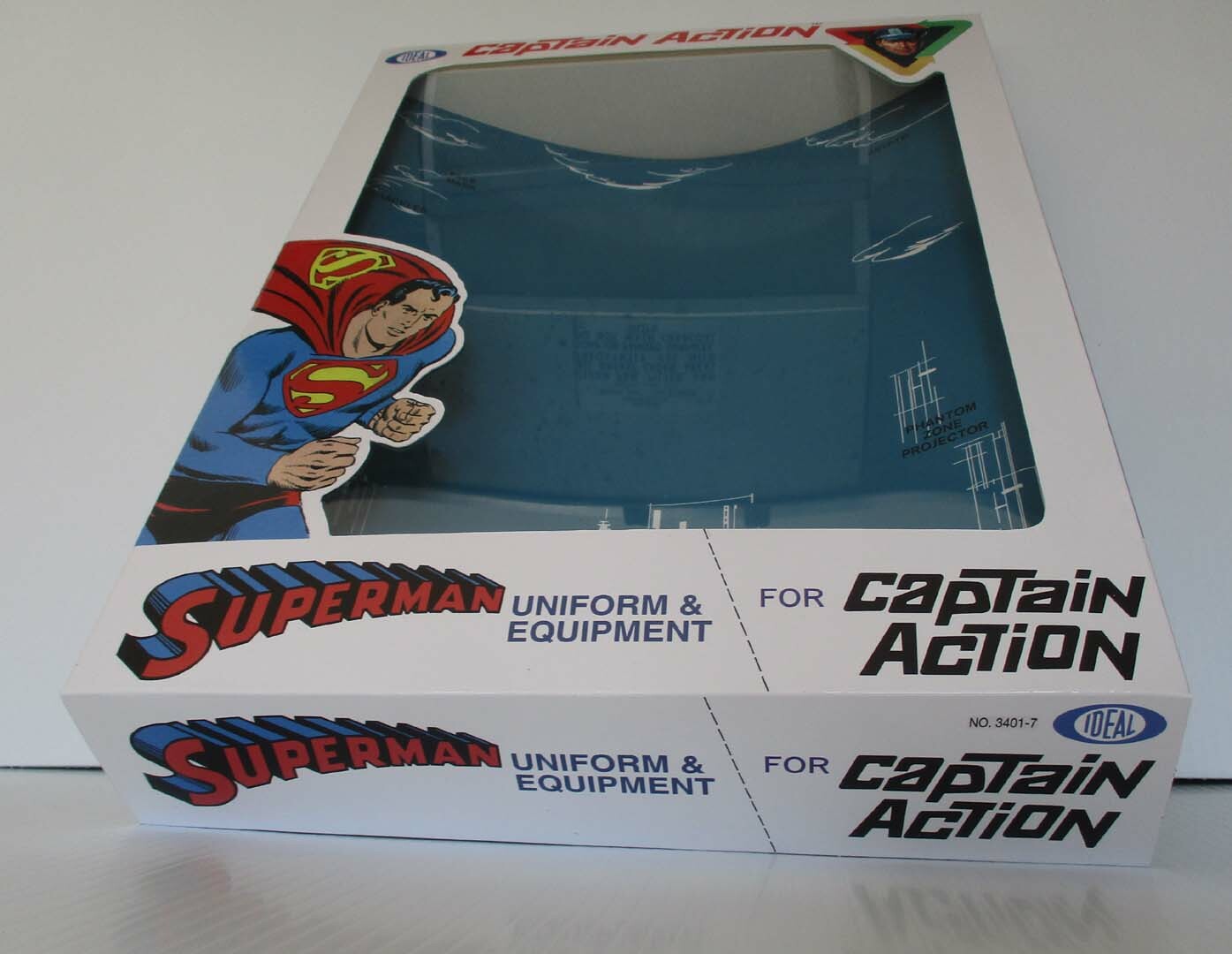 Captain Action Superman empty window box 1966 type unassembled | eBay