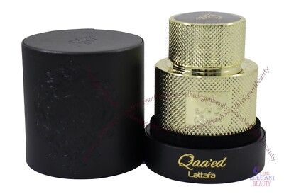 Qaaed By Lattafa 3.4oz/100ml Eau De Parfum Spray For Unisex New In Box ...