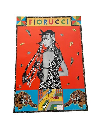 Fiorucci Vintage Rare Original Poster Art 1982 Postmodern Italian ...