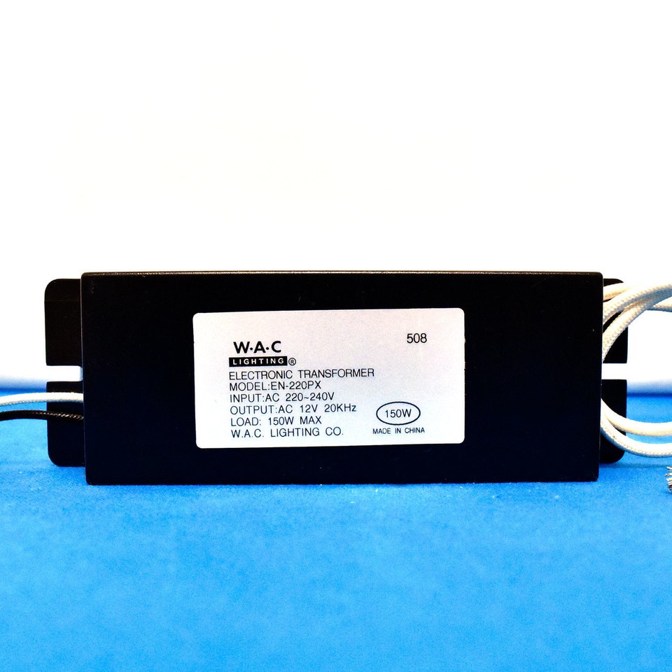 6x WAC (W.A.C) 220V 150 Watt Lighting EN-220PX 12V-20Khz Inclosed ...
