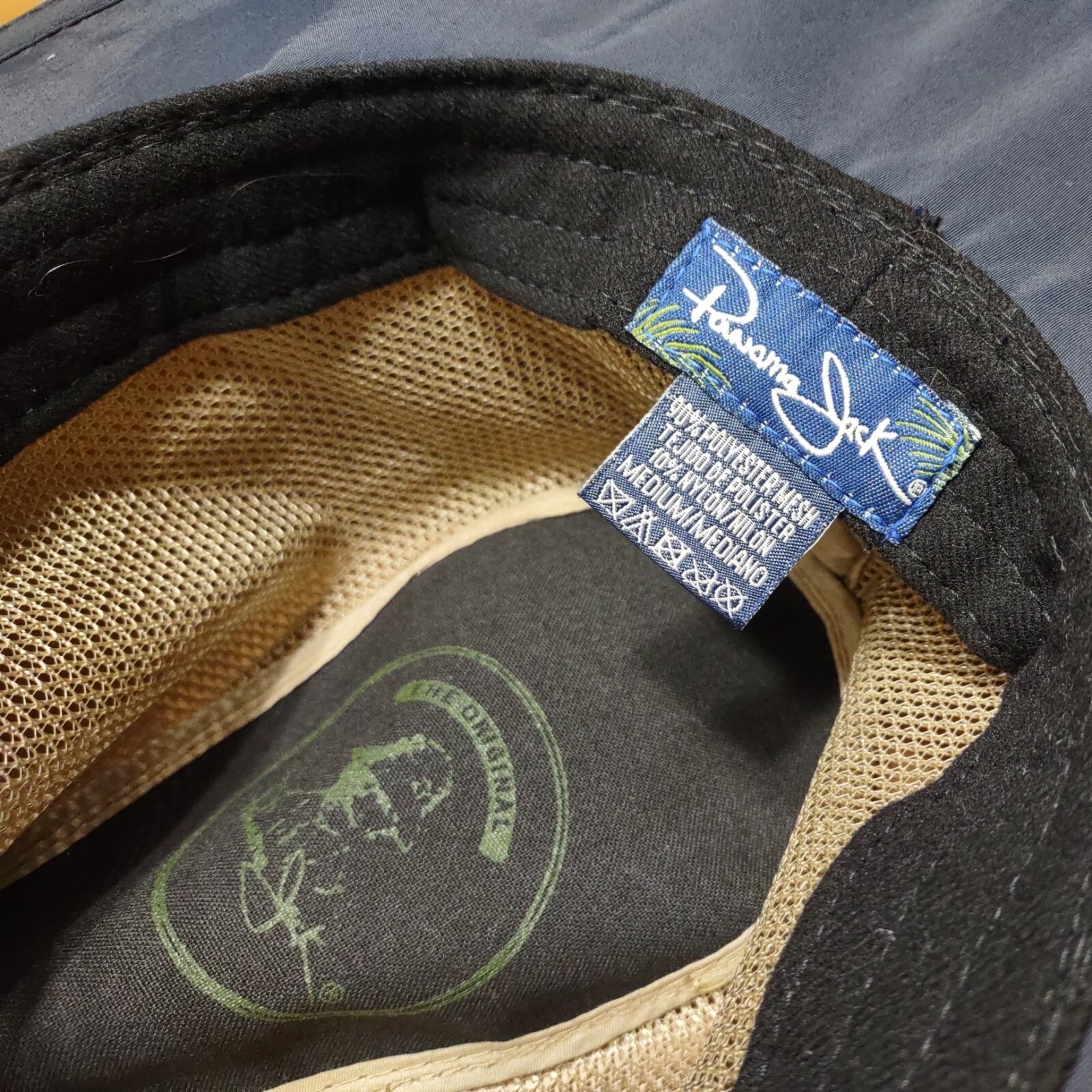 ORIGINAL Panama Jack MESH SAFARI HAT Mens Medium Beig… - Gem