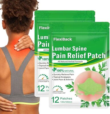 Flexback,Flexiback Lumbar Spine Relief Patch FlexiBack Natural Back ...