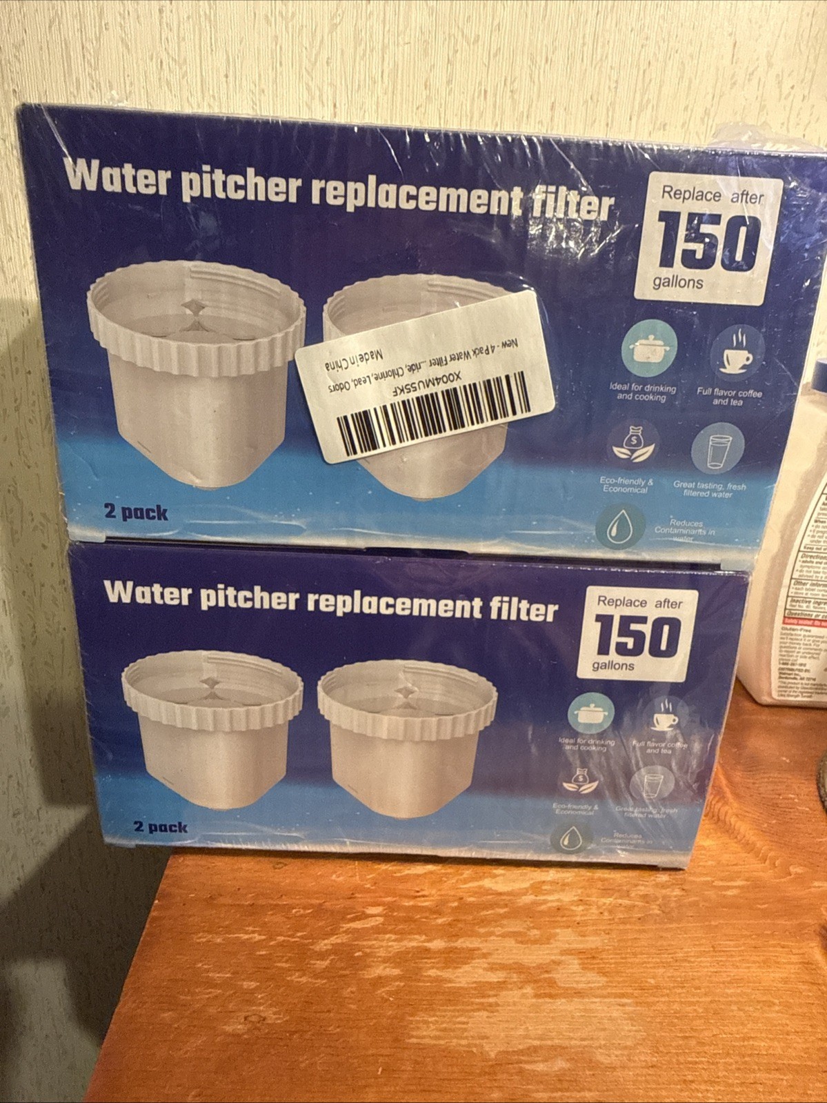 Water Pitcher Replacement Filter, Compatible with Epic Water Pitcher 4 ...