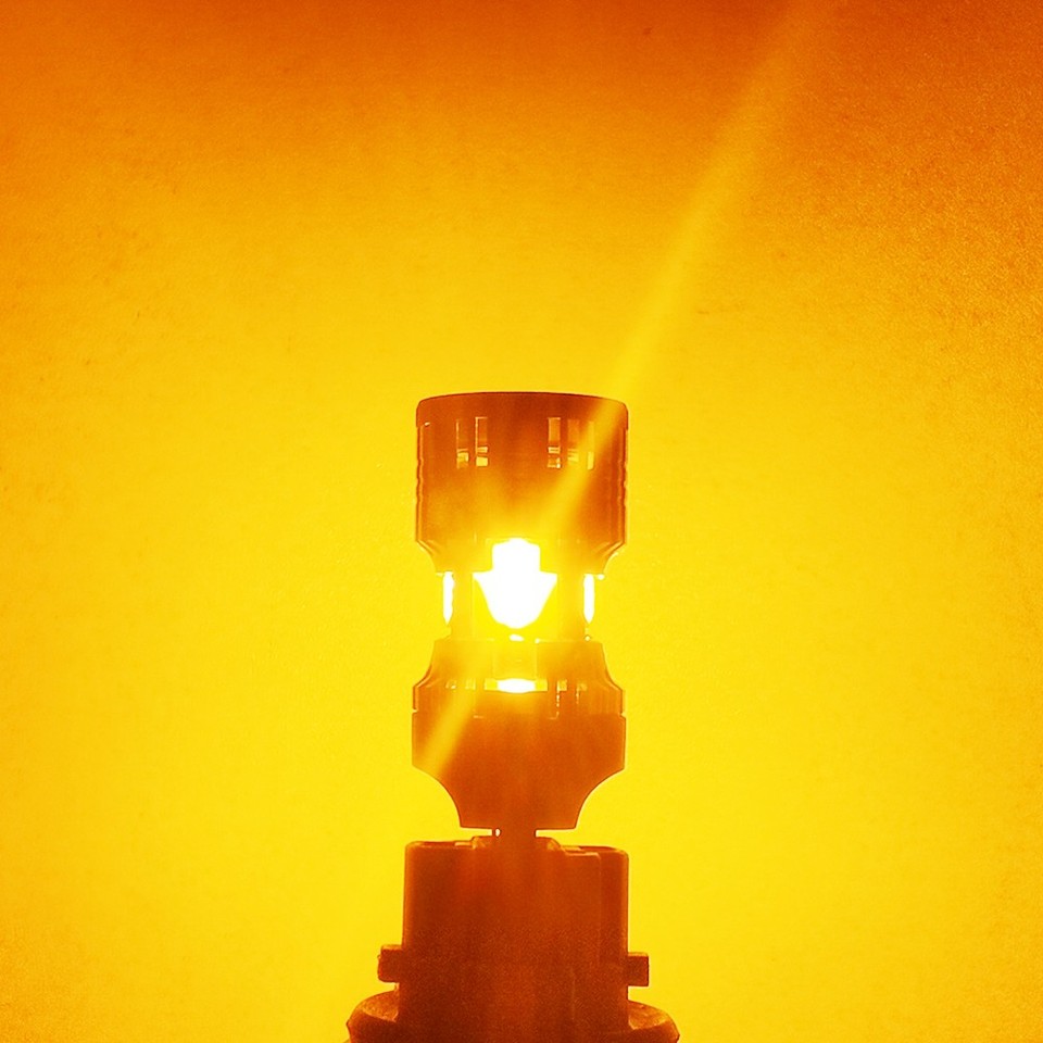 AUXITO 7440 Anti Hyper Flash LED Turn Signal Light Amber Yellow Error ...