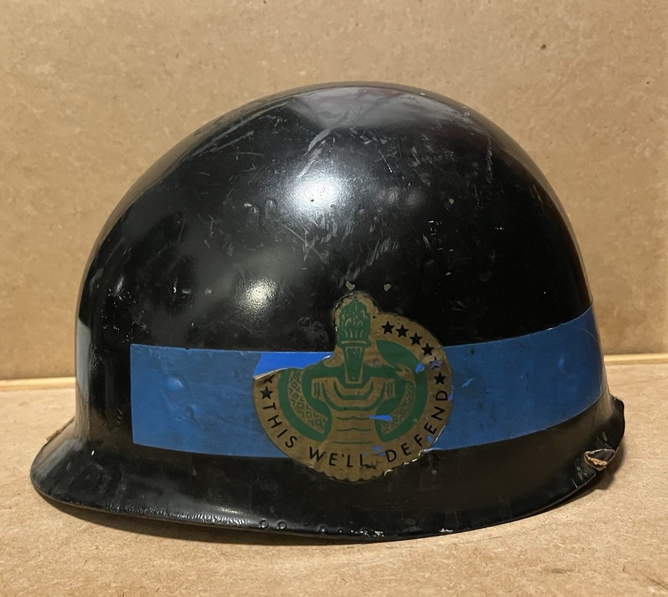 Vietnam War Era US M1 Helmet Sergeant Liner And Shell | eBay