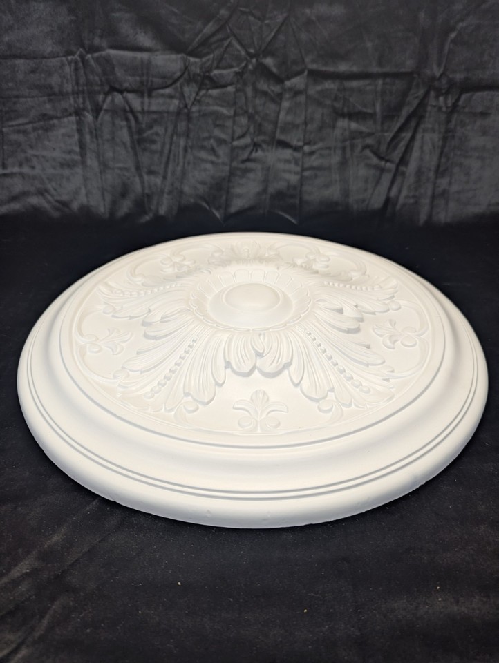Ekena Millwork Endurathane Vienna Ceiling Medallion, Frost, 16-7/8" OD ...