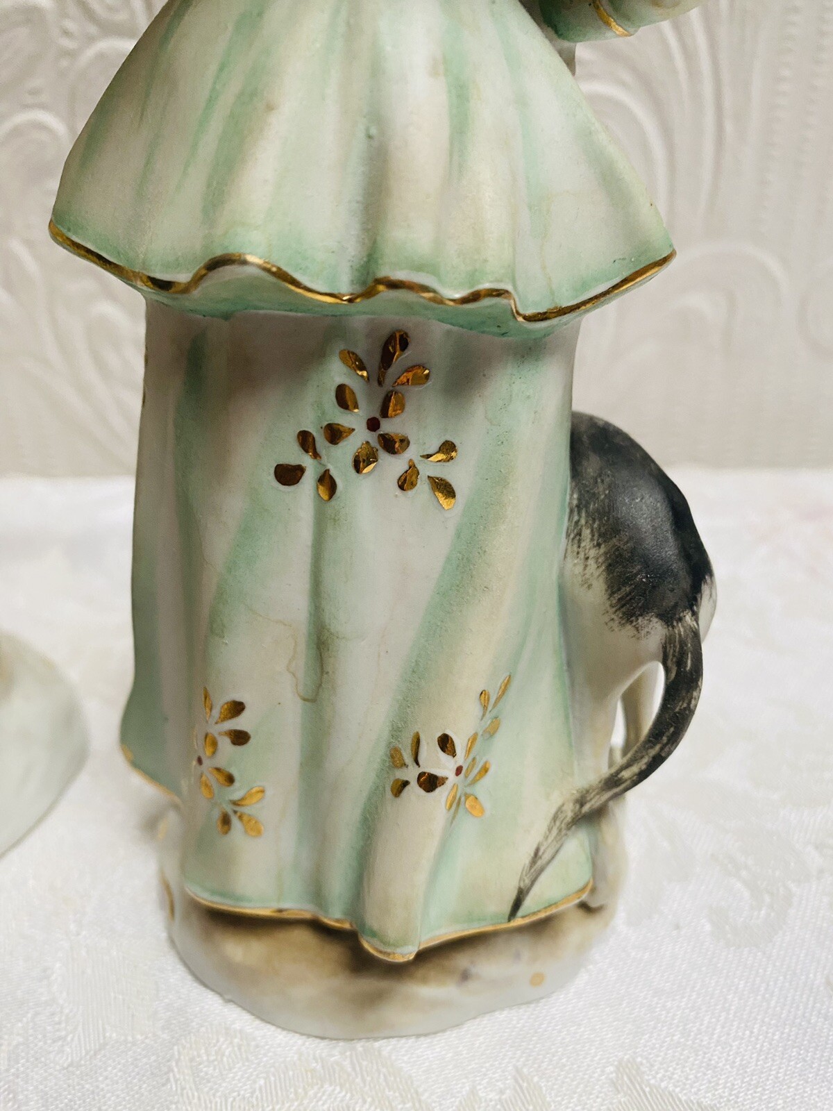 Pair Antique Sitzendorf Figurines With Dogs | eBay