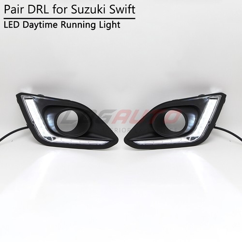 DRL For Suzuki Swift Dzire 2014 2015 2016 LED Daytime Running Light Car ...