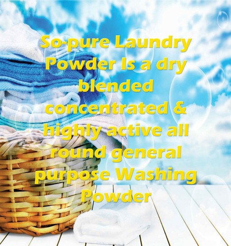 So-Pure Washing Powder - 10kg Sack - Up to 135 washes - Non Bio & Bio ...