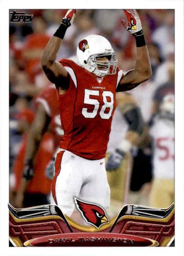 2013 Topps Football Daryl Washington Arizona Cardinals #162 | eBay