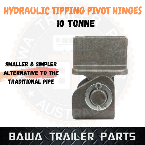 2x Hydraulic Tipper Trailer hinges 10T Tipping Rear pivot hinge kit Ute ...
