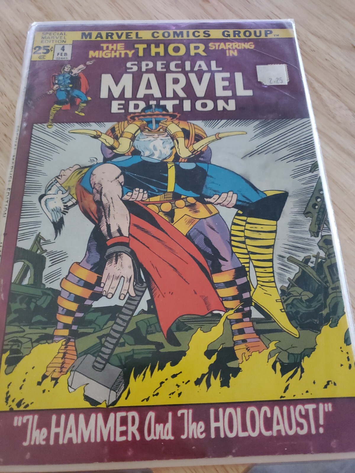 SPECIAL MARVEL EDITION #4 - THOR STARRING IN HAMMER AND THE HOLOCAUST ...