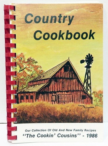 COUNTRY COOKBOOK "THE COOKIN COUSINS" 1986 | eBay