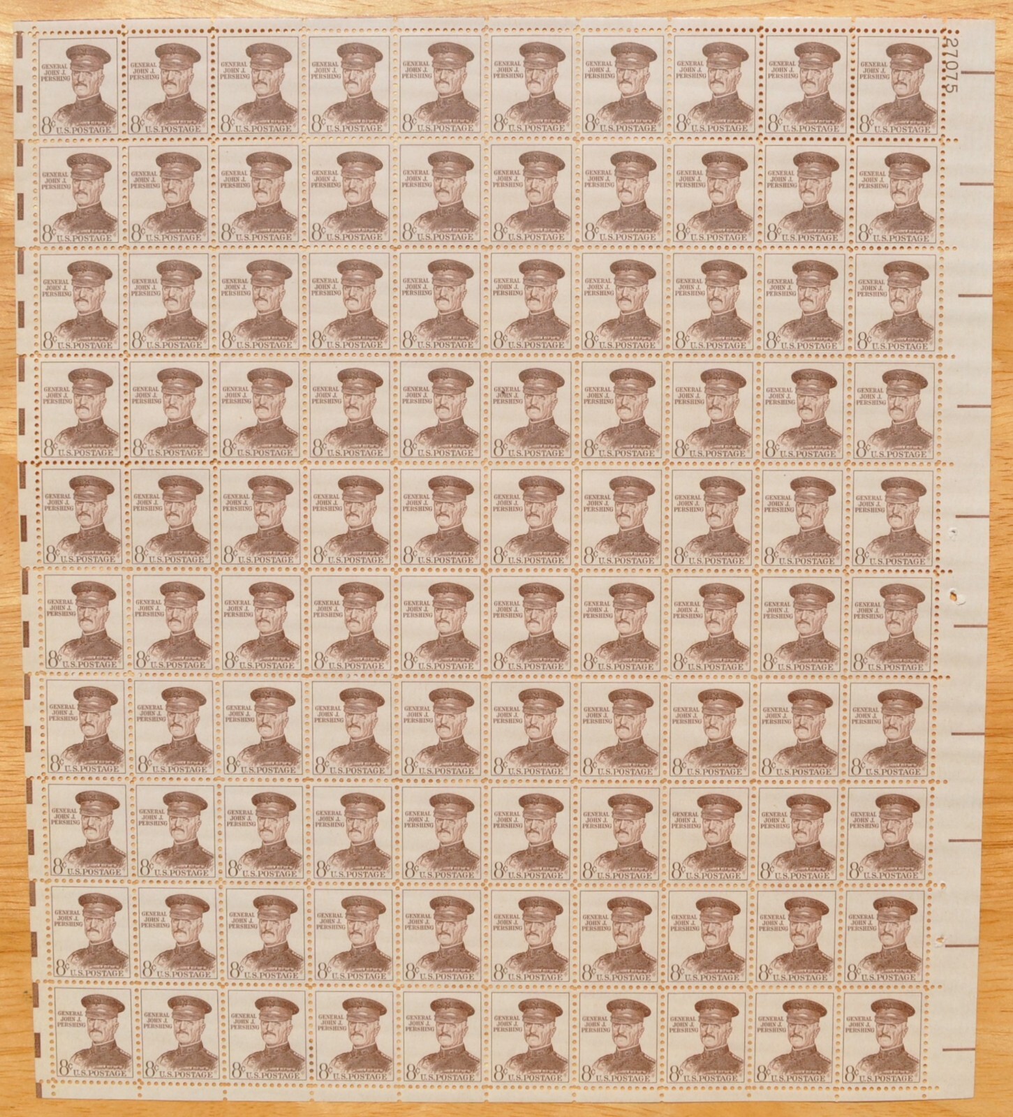 1961 US #1214 8 Cent Postage Stamp Lot Mint Full Sheet Block/100 ...