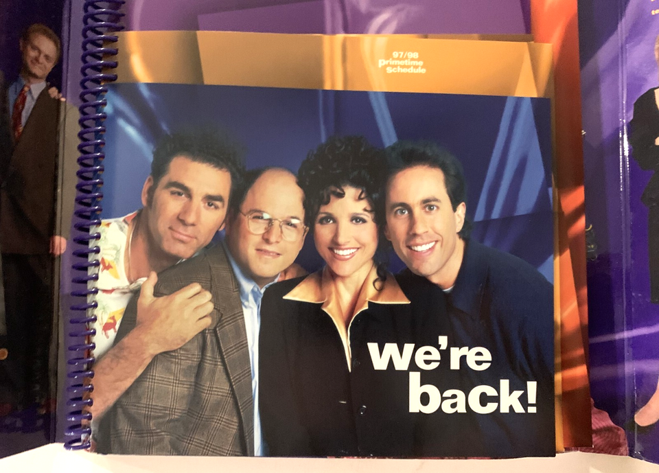 NBC 1997 Primetime Preview Press Kit Seinfeld Friends Law & Order ...