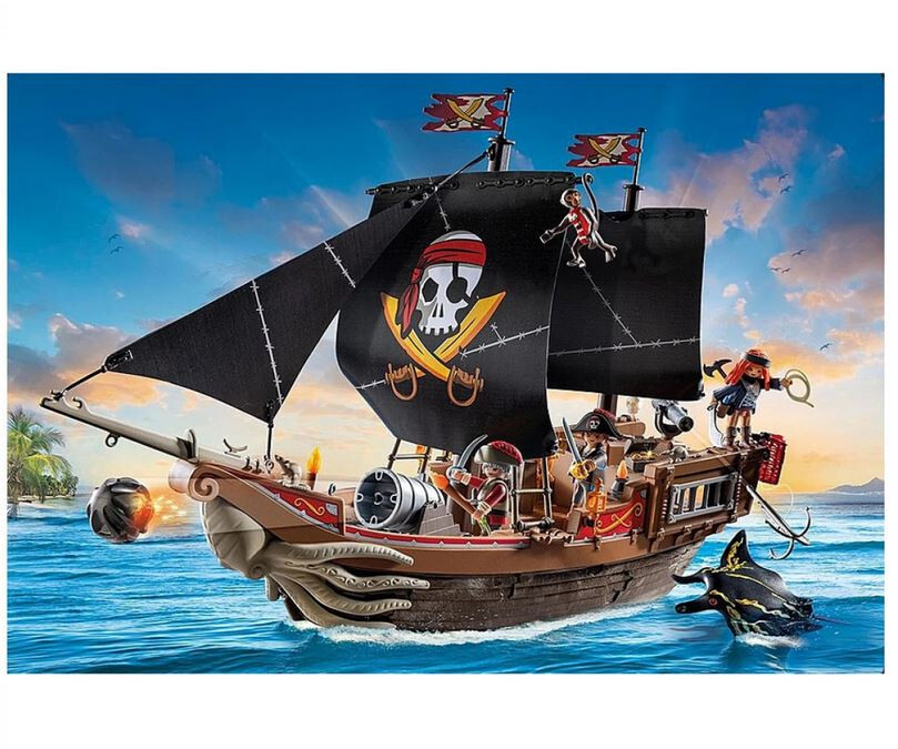 Playmobil Pirate Series Set 71530 Large Pirate Flagship and Figures New ...