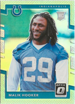 2017 Donruss Optic Malik Hooker Silver Prizm SP RC #118 | eBay