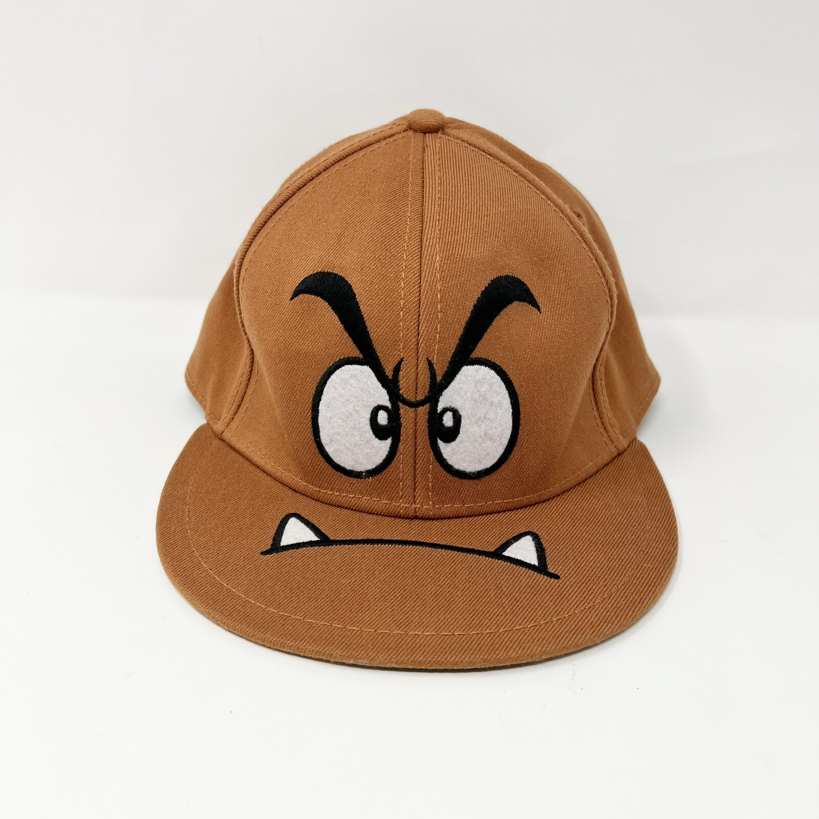 Nintendo Goomba Super Mario Bros. Flex Flatbill Cap O… - Gem