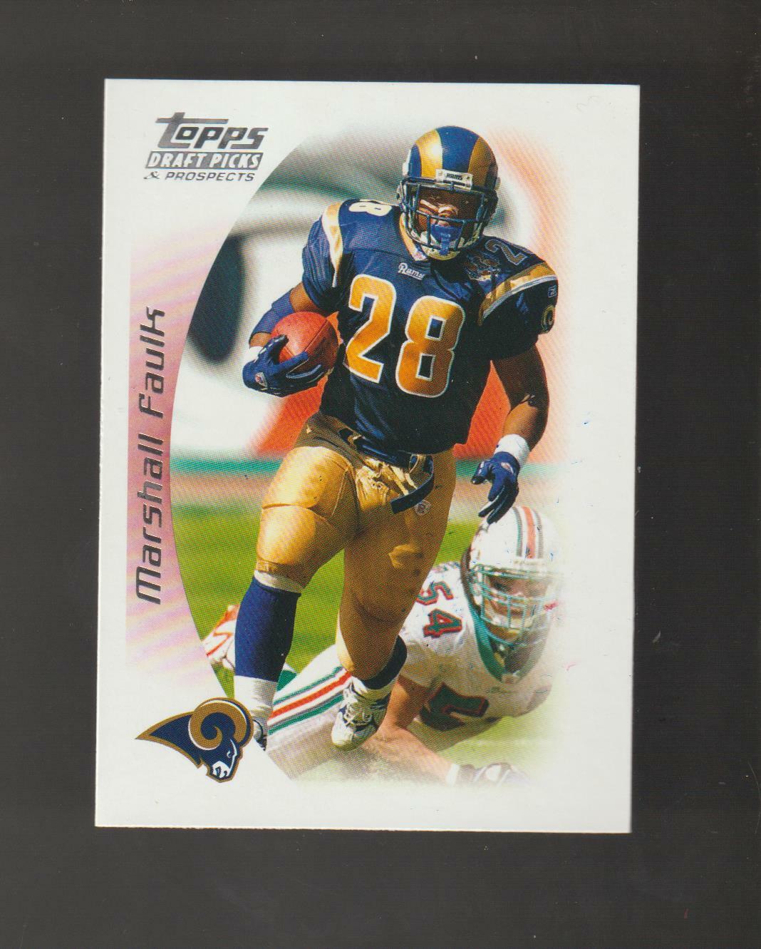 2005 Topps DPP #12 Marshall Faulk card, Los Angeles Rams HOF | eBay