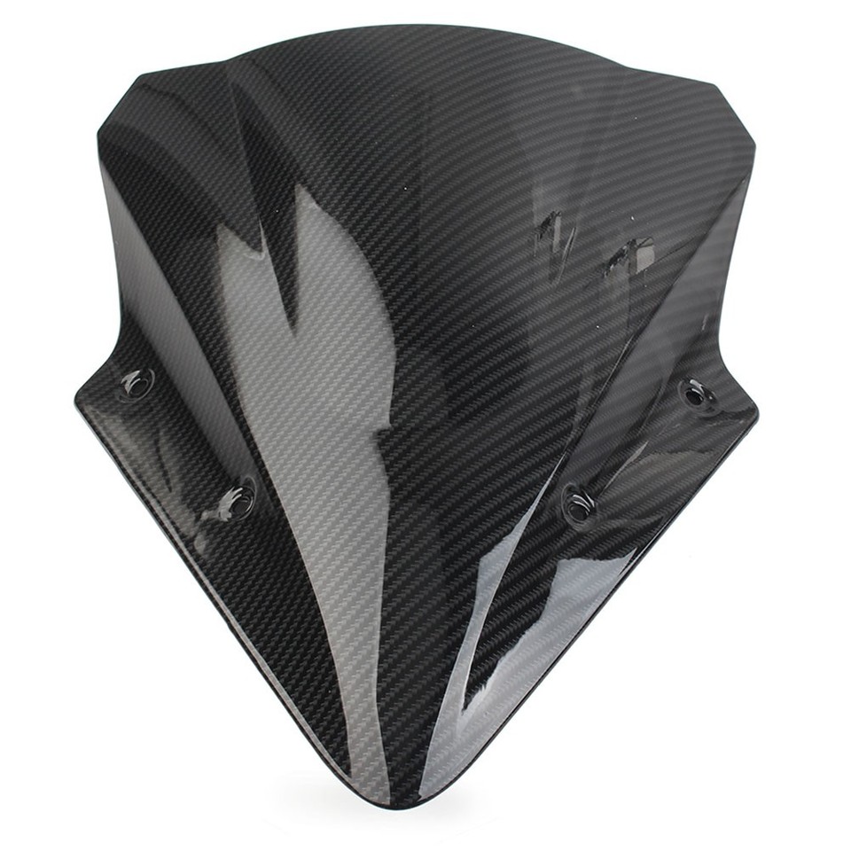 Windshield Windsreen Fit Kawasaki Ninja 650 EX650 ER6F 17-19 Carbon ...