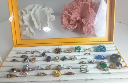 Junk Ring Lot For Crafting Recycle Repurpose Over 40 See Description ...