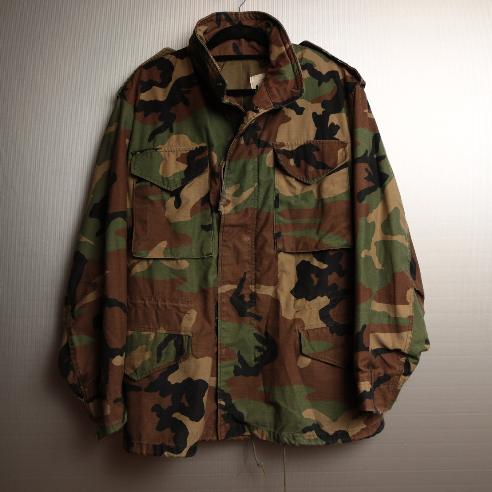Vintage Alpha Industries M65 Camo Jacket Medium Coat … - Gem
