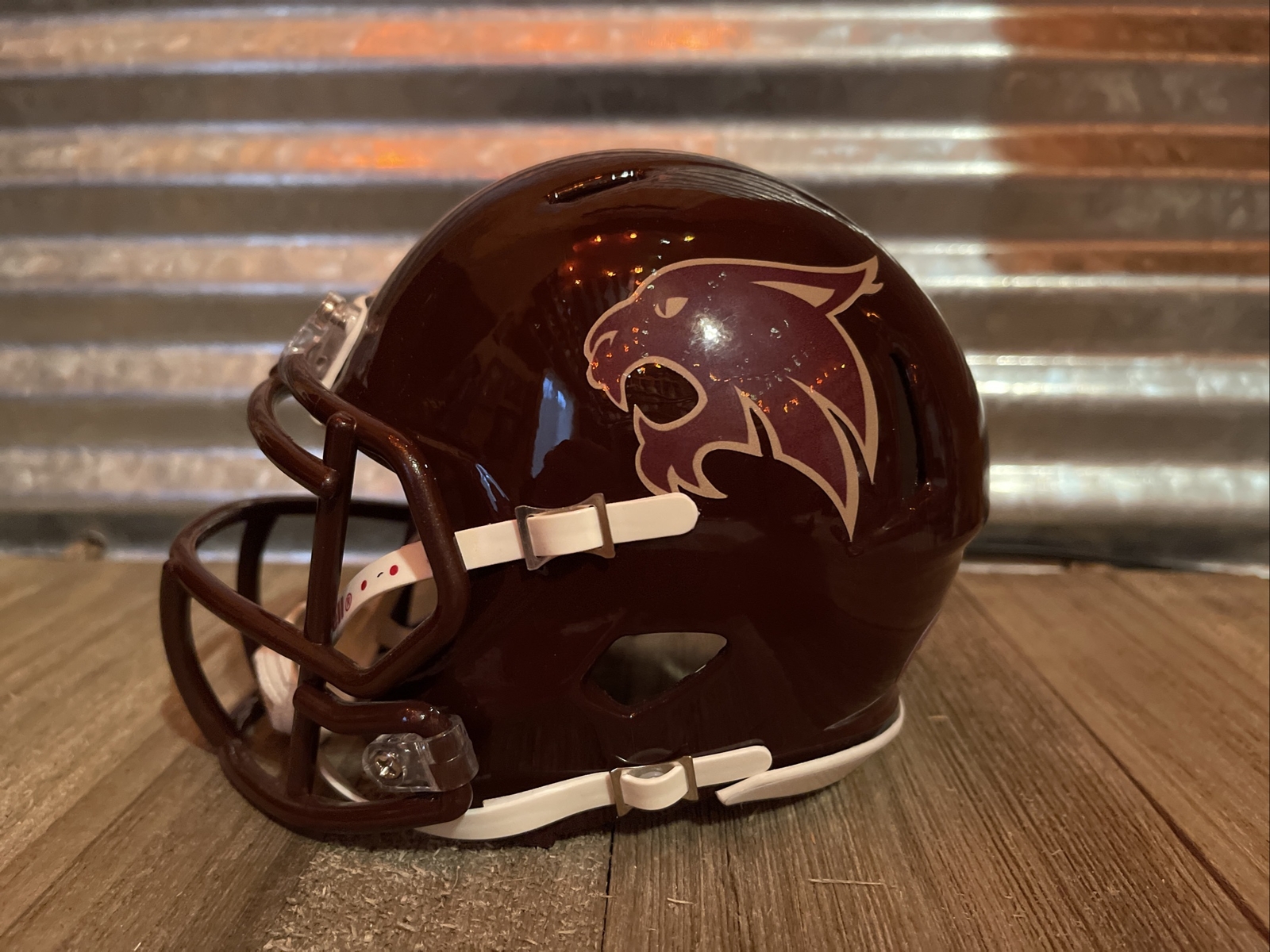Custom Texas State Bobcats Speed Mini Helmet | eBay