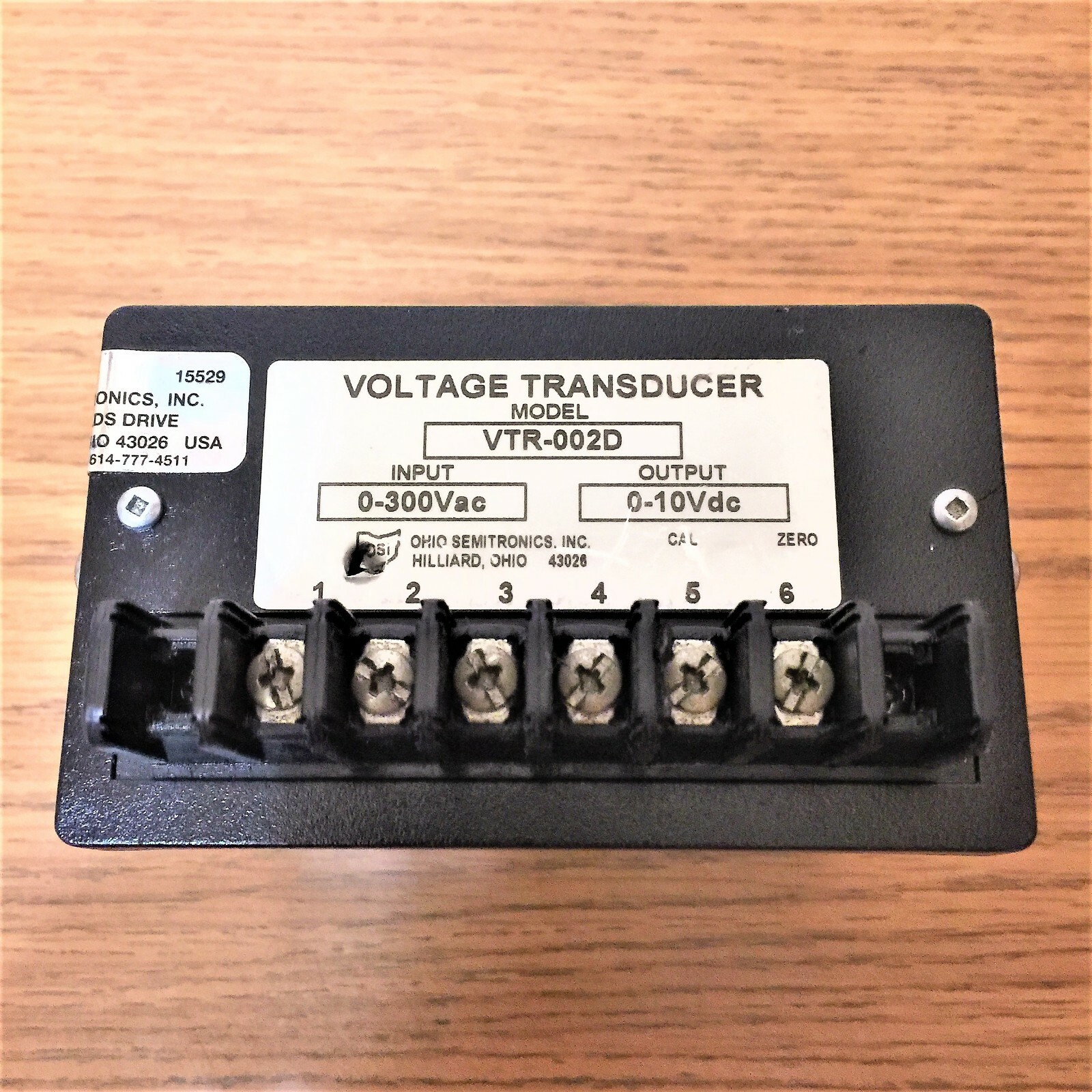 OHIO SEMITRONICS VTR-002D TRANSDUCER | eBay