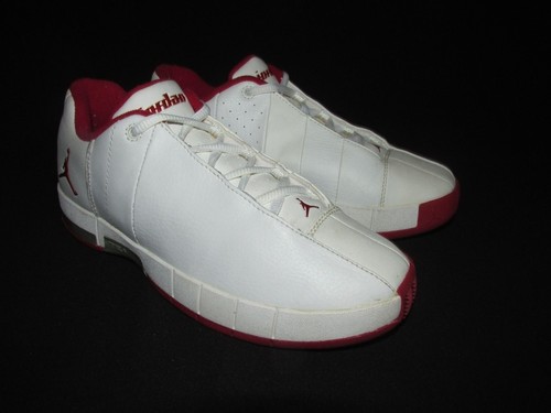 Nike Jordan 23 TE2 Advance Low White Leather Red Shoes Youth US 5.5Y EU ...