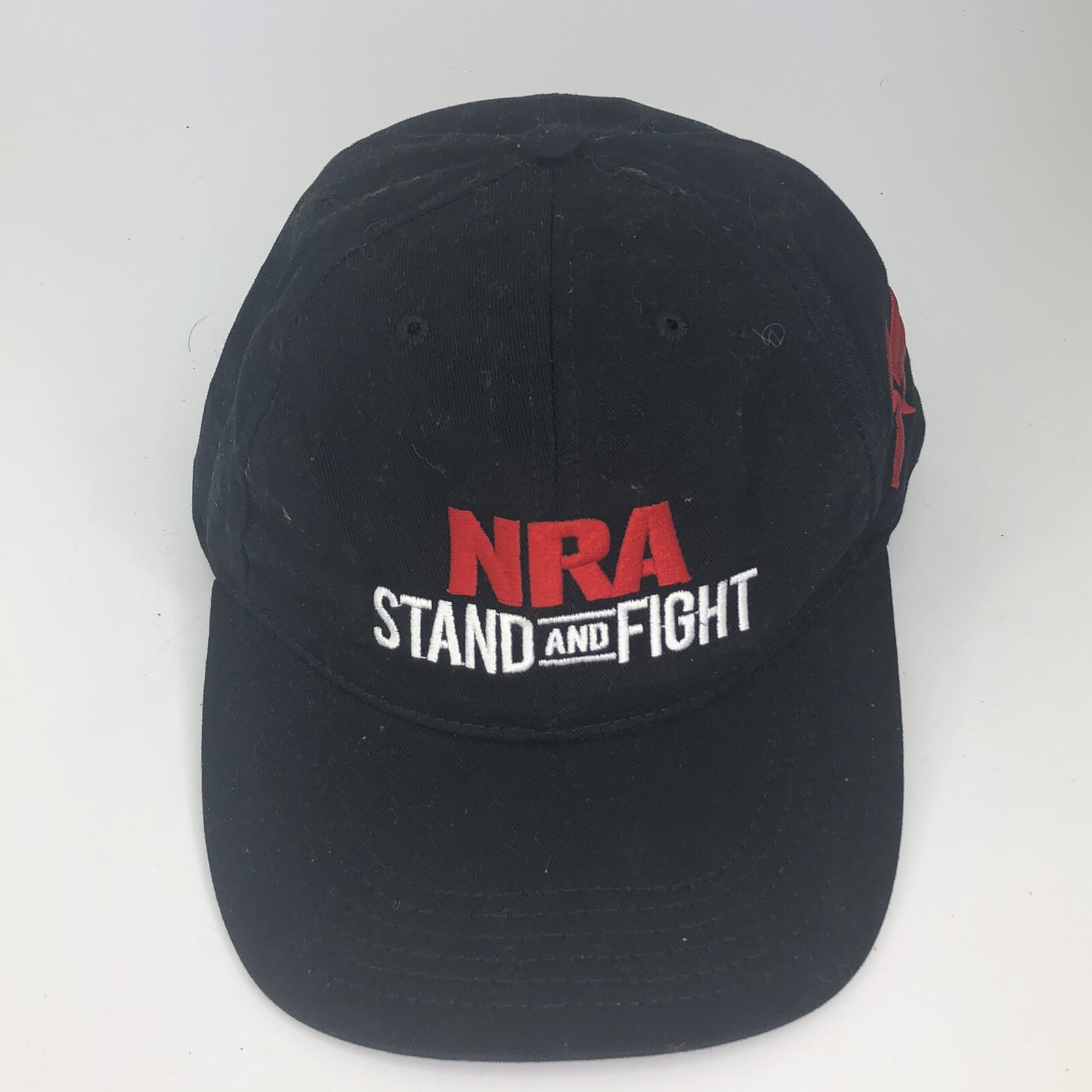 NRA Stand And Fight Collectible Hat Cap Rare Black On… - Gem