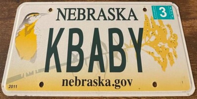 KBABY Vanity License Plate Prism K BABY Okay Baby | eBay