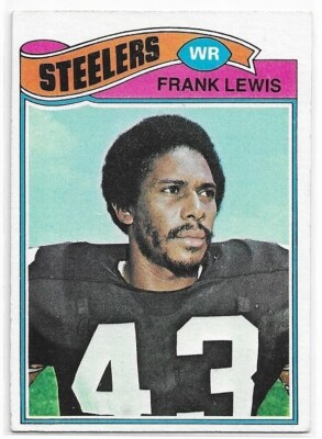 FRANK LEWIS 1977 Topps Football card #319 Pittsburgh Steelers EX | eBay