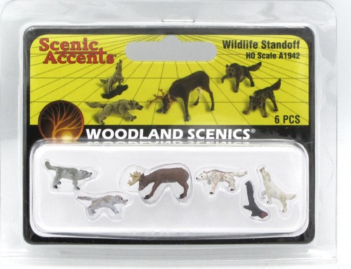 Woodland Scenics A1942 Wildlife Standoff [ho Scale] (Scenic Accents ...