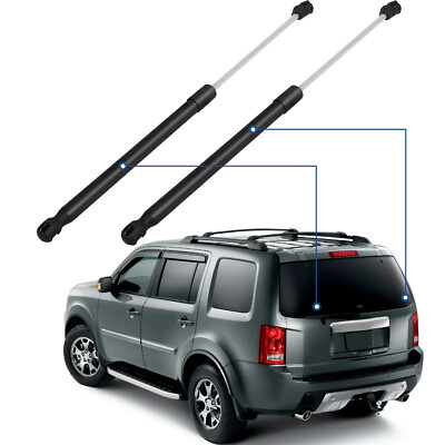 For 2009-2013 Honda Pilot Qty 2 Rear Window Glass Lift Supports Shocks ...