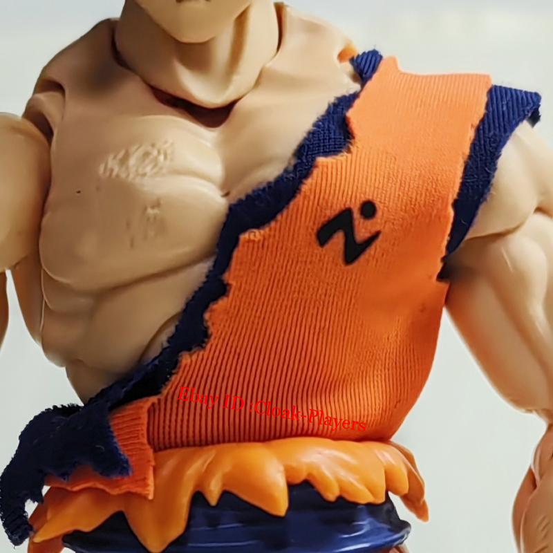 New 1/12 Handmade Custom Vest Model for 6" Shf Goku Dragon Ball (No ...