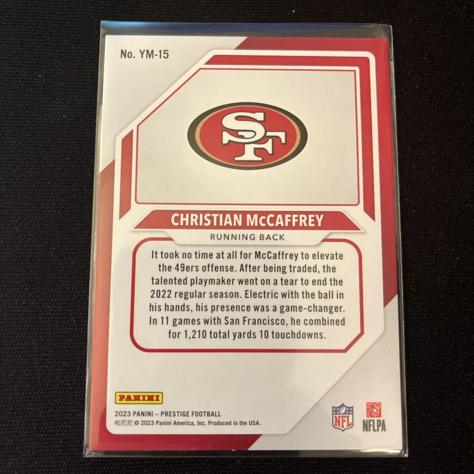 2023 Panini Prestige - Youth Movement #YM-15 Christian McCaffrey | eBay
