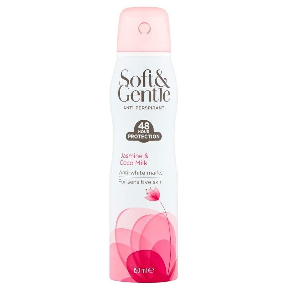 2 x Soft & Gentle 48hr Protection Anti-Perspirant Deodorant in Various ...