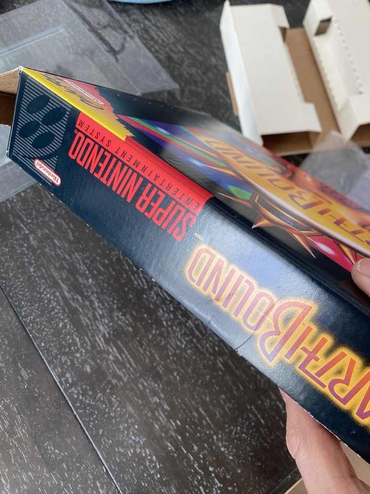 Earthbound BOX ONLY SNES Super Nintendo Authentic OEM VGood cond w ...