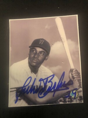 Washington Senators JULIO BECQUER autographed 2.5"x3" Matte Finish ...