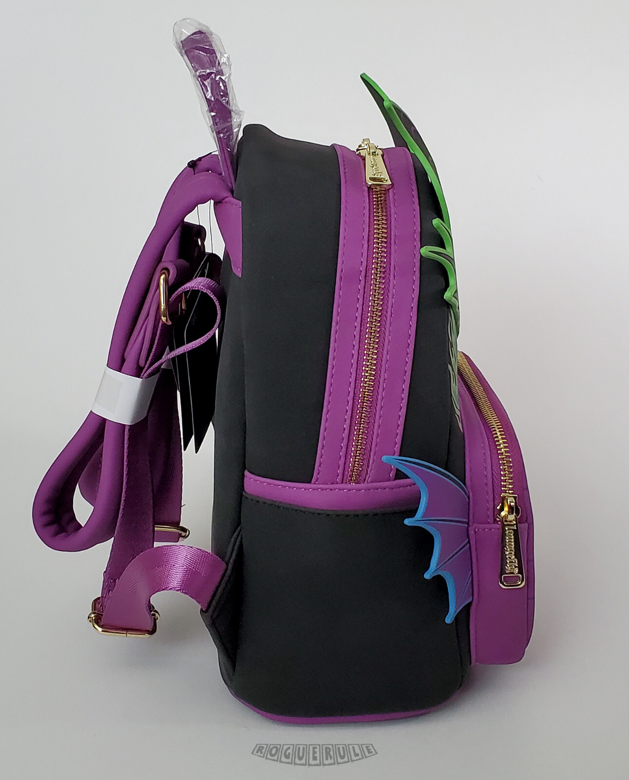 🚦Loungefly Maleficent Dragon Mini Backpack Exclusive - Glow In The Dark ...