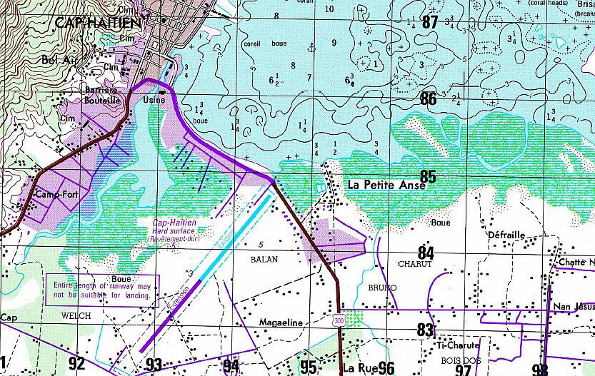 NGA Haiti Army Military Topographic Map - Cap-Haitien | eBay