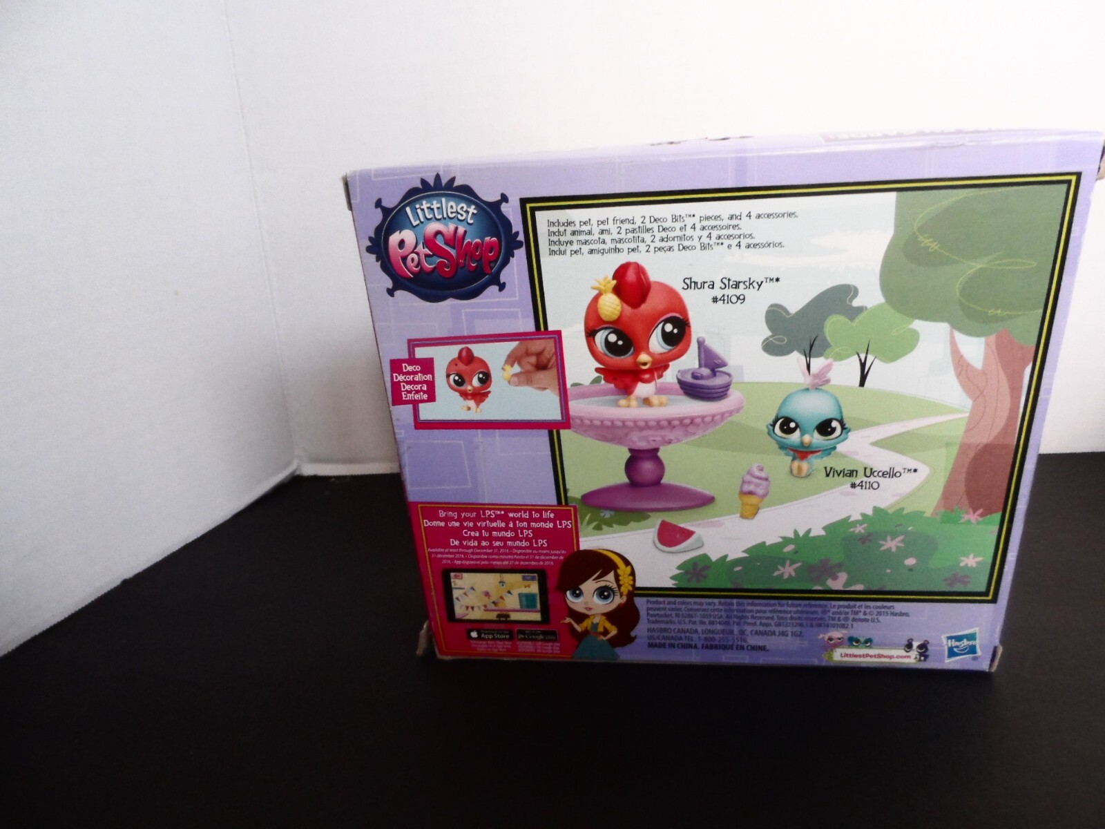Littlest Pet Shop BATH TIME FUN 4109 4110 Set Birds - 2015 New NIB | eBay