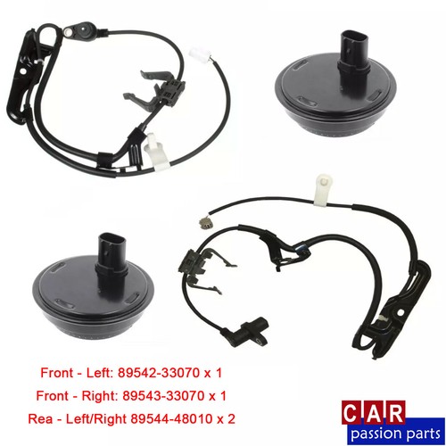 4x ABS Wheel Speed Sensor Front -Rear L/R Fits:ES300 330 350 Avalon ...