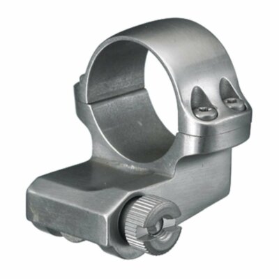 Ruger 4KO 1" Extended Silver SS Medium Front Scope Ring Mount Single ...