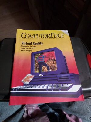 COMPUTER EDGE MAGAZINE VIRTUAL REALITY MARCH 12, 1993 | eBay