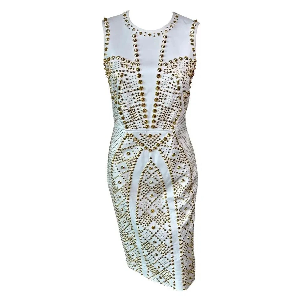 Gold Studded Dress