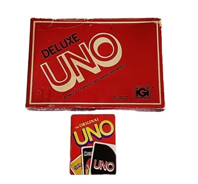 Vintage 1978 UNO Card Game & 1991 The Original Uno Card Game (No ...