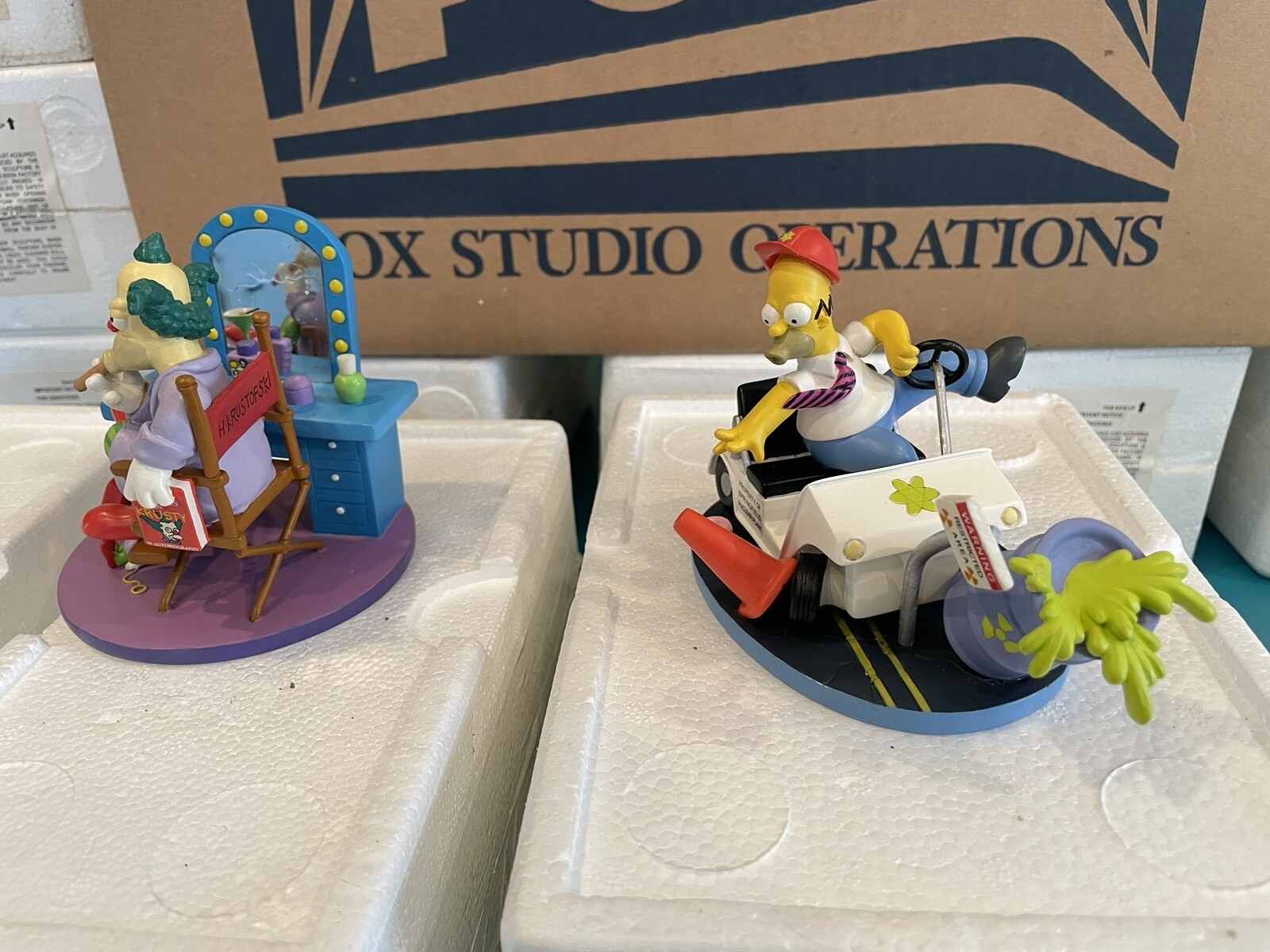 19 The Simpsons HAMILTON COLLECTION Figurines lot Original Box All ...