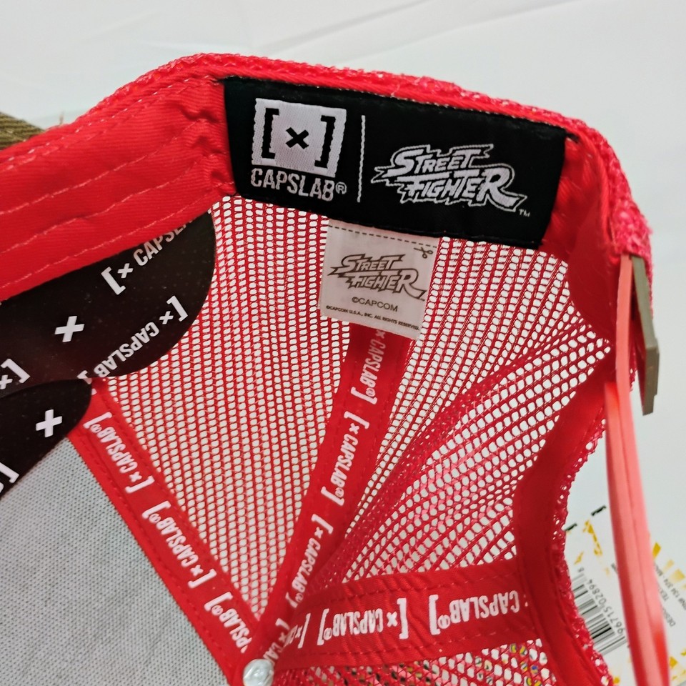 Street Fighter RYU Capcom Capslab Mesh Snap Back Hat Cap Baseball NWT ...