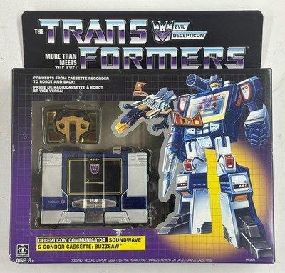 Transform G1 Soundwave reissue brand new with buzzsaw action figure ...